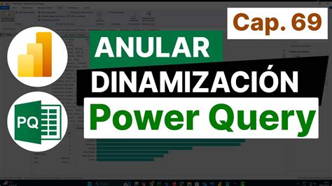 📌 Anular La Dinamización De Columnas En Power Query 🥇