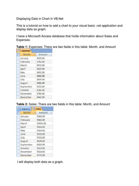 displaying data in chart in vb pdf microsoft system software