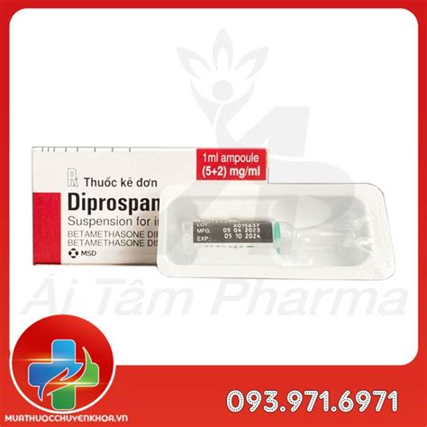Thuốc Diprospan 5mg2mgml Betamethasone Điều Trị Viêm Xương Khớp