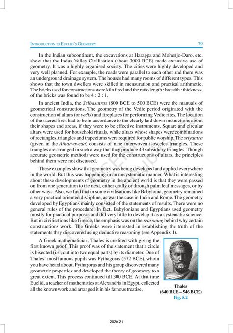 Introduction To Euclids Geometry NCERT Book Of Class Mathematics
