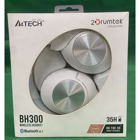 A TECH BH WIRELESS BLUETOOTH HEADSET GRAYISH WHITE Shopee Philippines