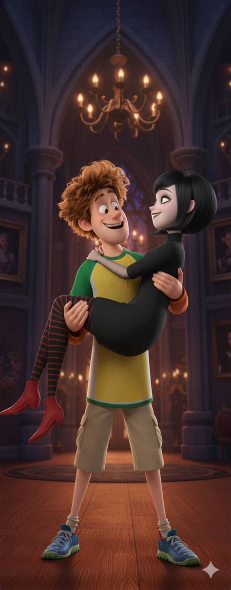 Hotel Transylvania Johnny Carrying Mavis By Longnick20 On Deviantart
