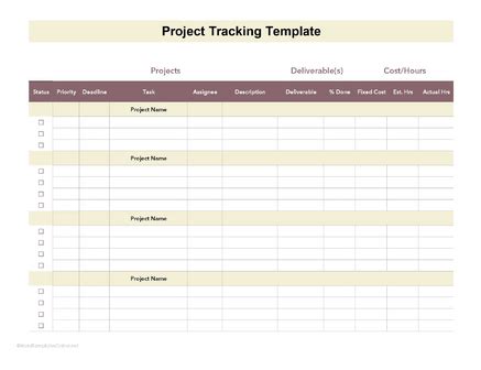 4 Free Project Tracker Templates For Excel Google Sheets