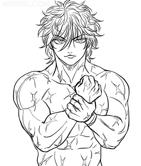 Baki Da Grappler Disegni Da Colorare Baki Baki Hanma Coloring Pages