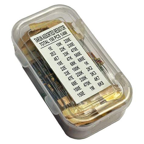 Resistor Box 150 Resistors And 30 Values Techiesms
