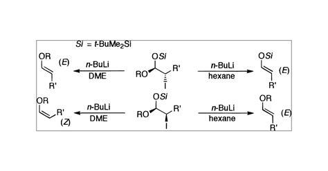 Stereoselective Synthesis Of Allyl Vinyl Ethers From Silyl Enol Ethers The Journal Of Organic