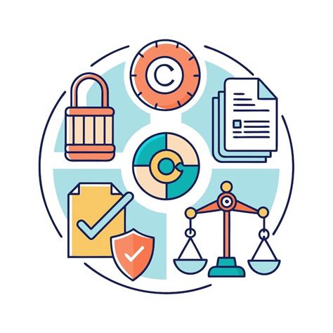 Realistic Security And Protection Different Icons Set Premium Ai Generated Vector