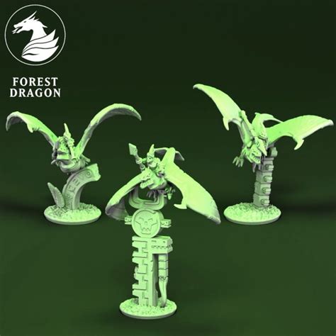 Lizardmen Terradons Mgs Miniatures