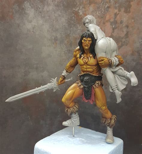 Rompy's Rendering on Resin: (WIP 1) Conan the Barbarian