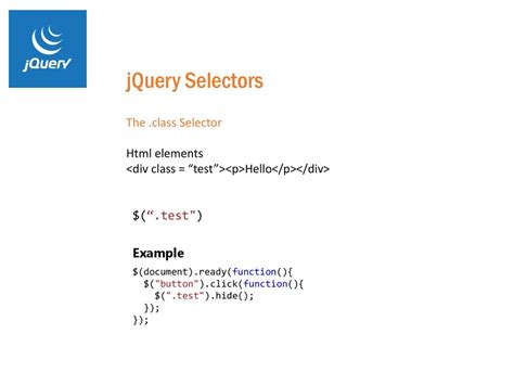 Introduction To Jquery Ppt Download