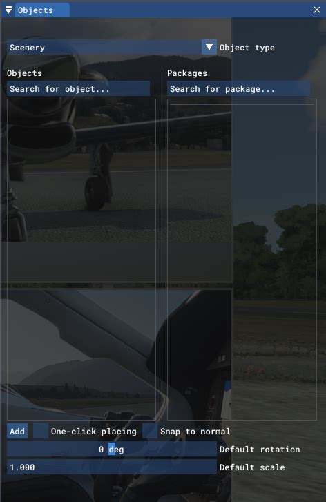 Scenery Objects Empty Airports Sceneries MSFS DevSupport