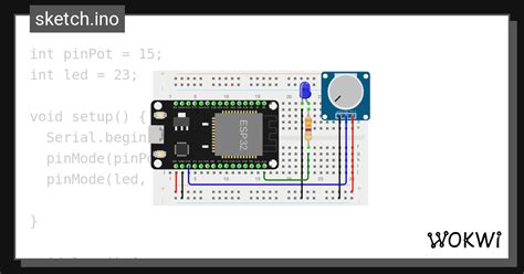 Monitor Potenciometro Exercicio Wokwi ESP STM Arduino Simulator