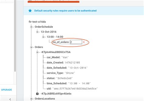 Need To Add A Rule In Firebase Db Stack Overflow