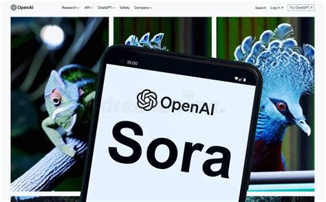 Sora Openai Artificial Intelligence Generative Ai Video Model Editorial Photo Image Of Phone