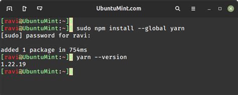 Methods To Install Yarn On Ubuntu