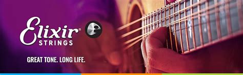 elixir strings acoustic guitar strings 6 string custom light nanoweb