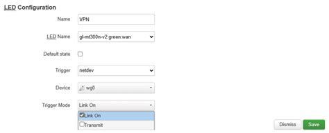 LED Customization GL INet Router Docs