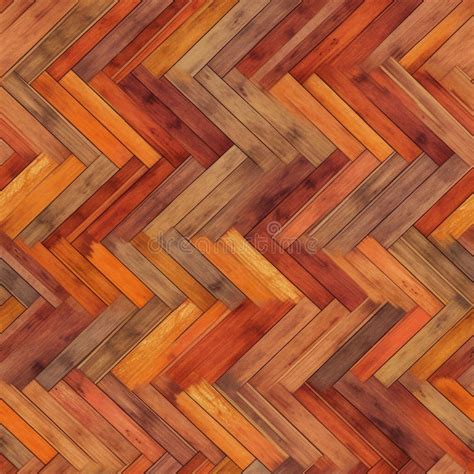 Intricate Herringbone Wooden Floor Pattern Texture Stock Illustration
