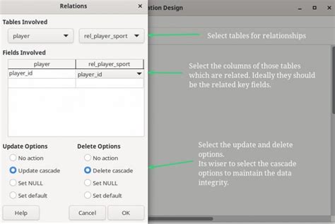 Create Tables And Establish Relationships In Libreoffice Base