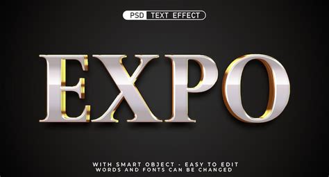Premium PSD Expo Text Effect