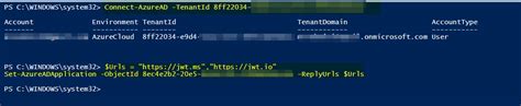 Powershell Cannot Add Multiple Redirect Urls To Azure App Stack