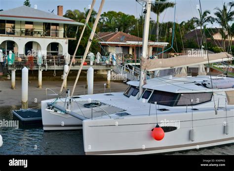 Christmas Light Displays On The Canals Of Mooloolaba Sunshine Coast