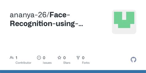 Github Ananya 26face Recognition Using Python