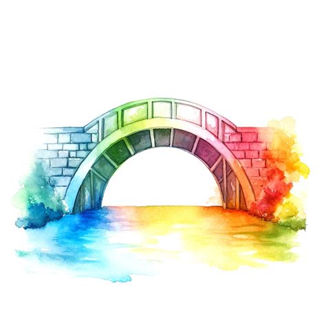Premium Ai Image Illustration Of Bridge