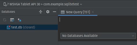 Android Studio Database Inspector Always Showing Database As Closed