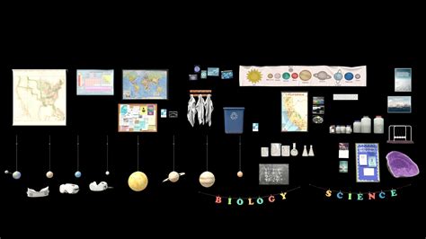 Science Classroom Props Daz 3d