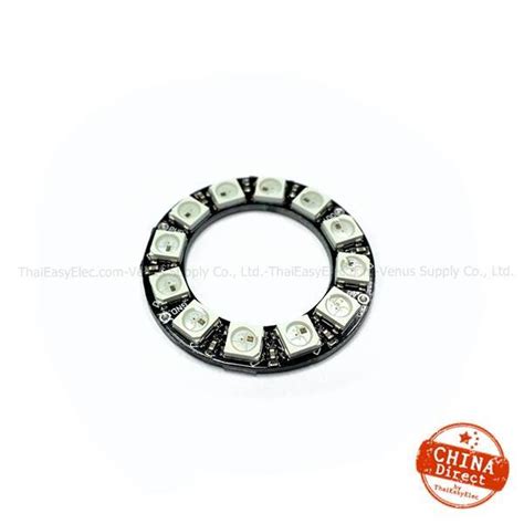 12 X Ws2812 Rgb Led Ring Thaieasyelec Electronic For Embedded