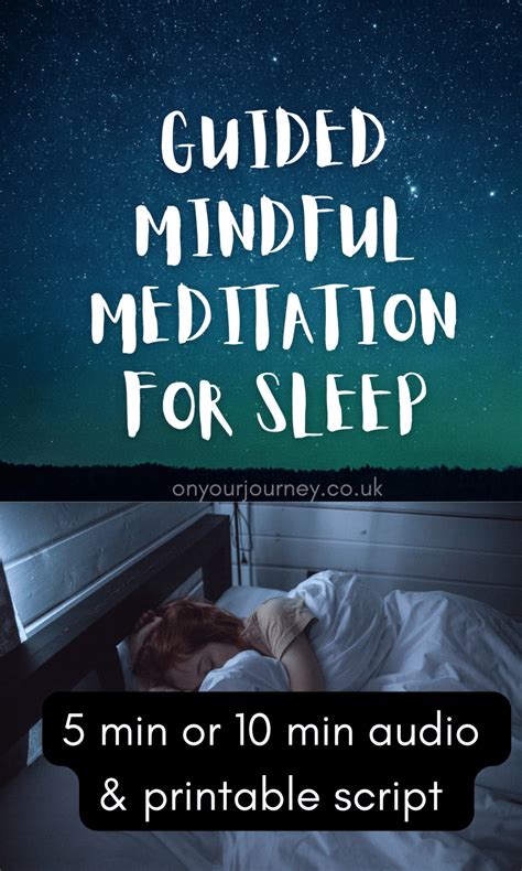 Relaxing Guided Mindful Meditation For Sleep On Your Journey