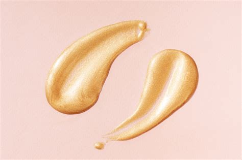 파스텔 베이지색 배경에 크림 같은 질감의 화장품 얼룩 화장품 배경 크림 형광펜 관리 제품 보습제에 대한 스톡 사진 및 기타