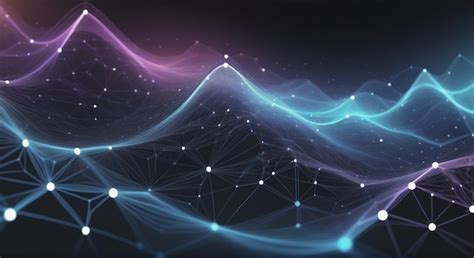 Digital Connectivity Digits Abstract Background With Connected Lines