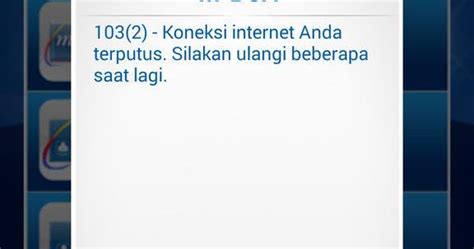SOLUSI ERROR MBCA Koneksi Internet Anda Terputus Unlable To Authenticate Yeour Identity