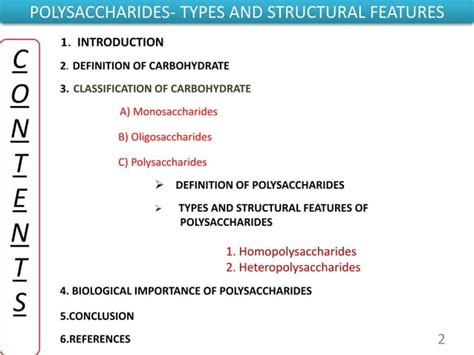 Polysaccharides Types And Structural Features Pptx