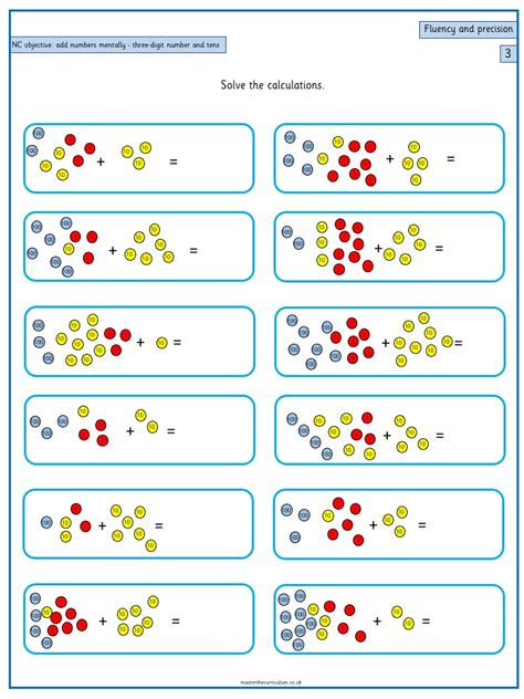 Add And Subtract Numbers Mentally Including A Three Digit Number And