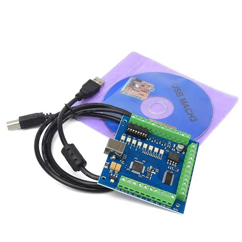 Cnctopbaos 4 Axis Usb Mach3 Controller Board Blue Indonesia Ubuy