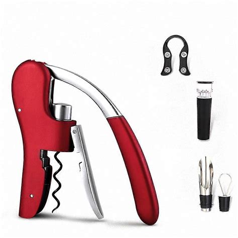 Stainless Steel Wine Opener Compact Vertical Corkscrew Wine Bottle