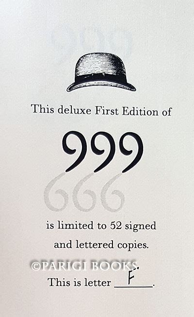 999 New Stories Of Horror And Suspense Signed Lettered Edition In