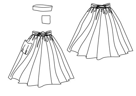 Gathered Skirt Pdf Sewing Pattern By Angela Kane