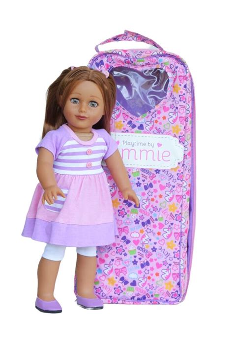 Allie Doll With Carrying Case Pajamas The Doll Boutique