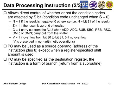 ppt arm instruction sets and program powerpoint presentation free