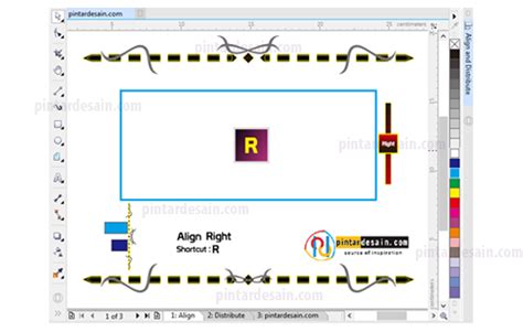 Align Distribute Corel 16