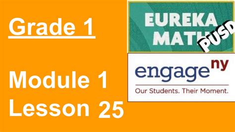 Eureka Math Grade 1 Module 1 Lesson 25 Youtube