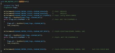 BQ G Cannot Enter Into CONFIG UPDATE Mode For The Th Time Power Management Forum