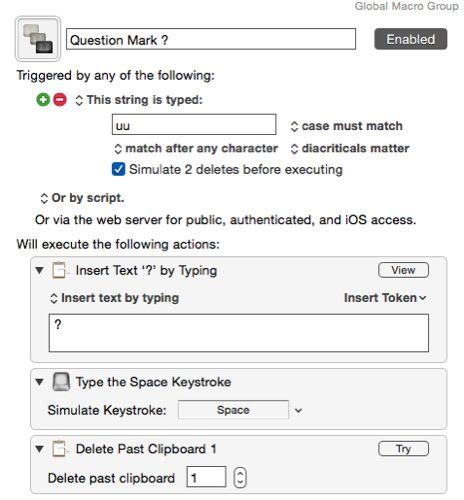 20 Quick String Combinations For Triggering Keyboard Maestro Macros Mac Automation Tips