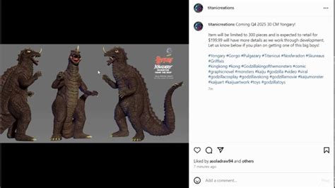 Yongary Titanic Creations 30cm Kaiju Statue Revealed Youtube