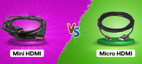 Mini Hdmi Vs Micro Hdmi A Quick Comparison Foyun Cables
