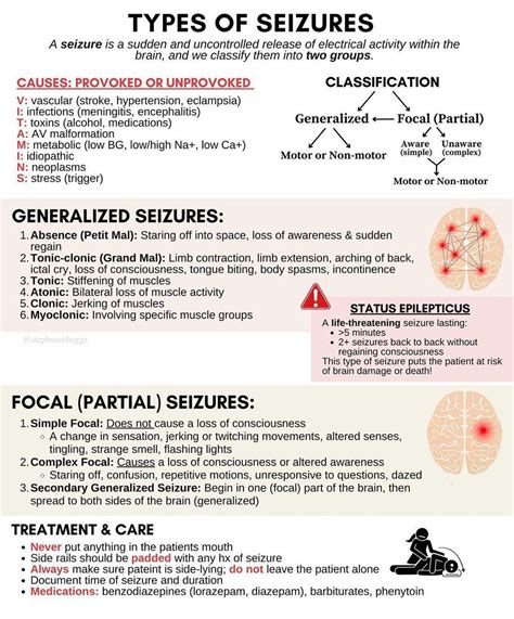Seizure Types Chart